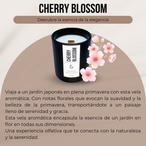 Vela Flor de Cerezo - Sorilina